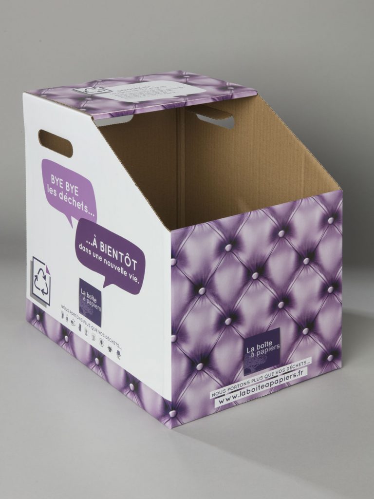 Collecte des papiers et cartons auprès d'entreprises