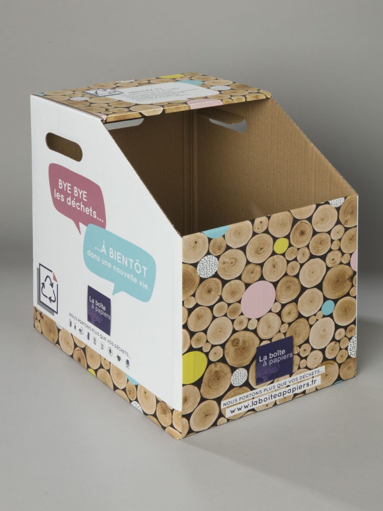 Collecte des papiers et cartons auprès d'entreprises