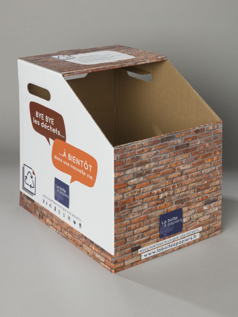 Collecte des papiers et cartons auprès d'entreprises